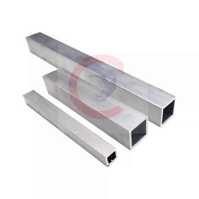 ISO9001 Powder Coated Aluminium Box Section 7050 Alu Square Tube